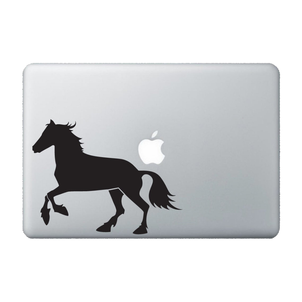 Jual Stiker Decal Kuda Berlari Horse Running - Laptop Macbook Sticker ...
