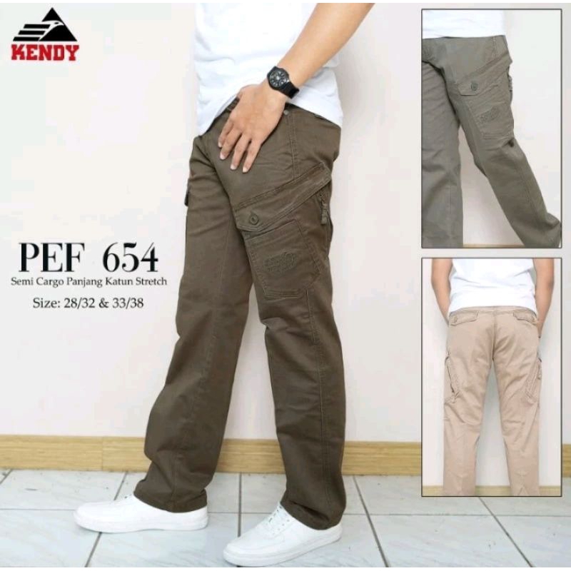 Jual Celana KENDY original Panjang Semi Cargo tactical PEF | Shopee Indonesia