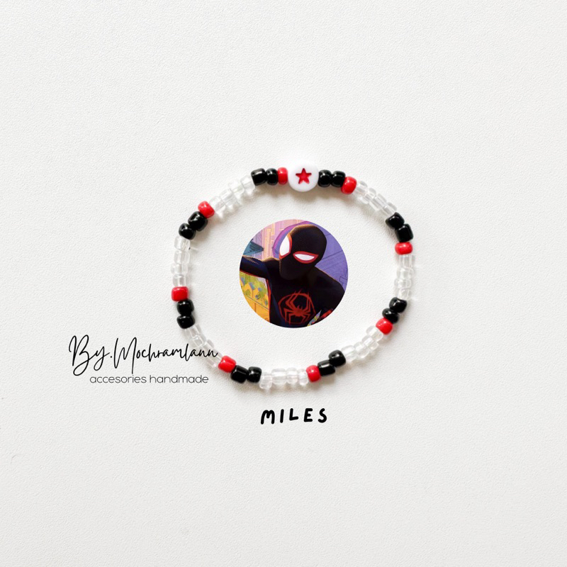 Jual Gelang Couple Spiderman Miles Morales & Gwen Stacy | Spiderman ...
