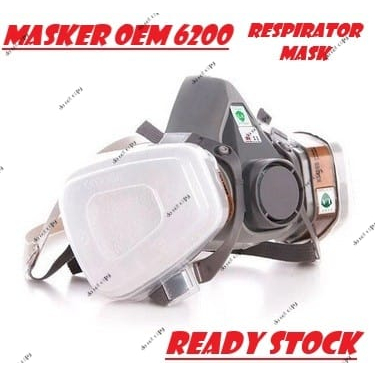 Jual Masker Lab OEM 6200 Gas Respirator Masker Cat Masker Lab OEM ...