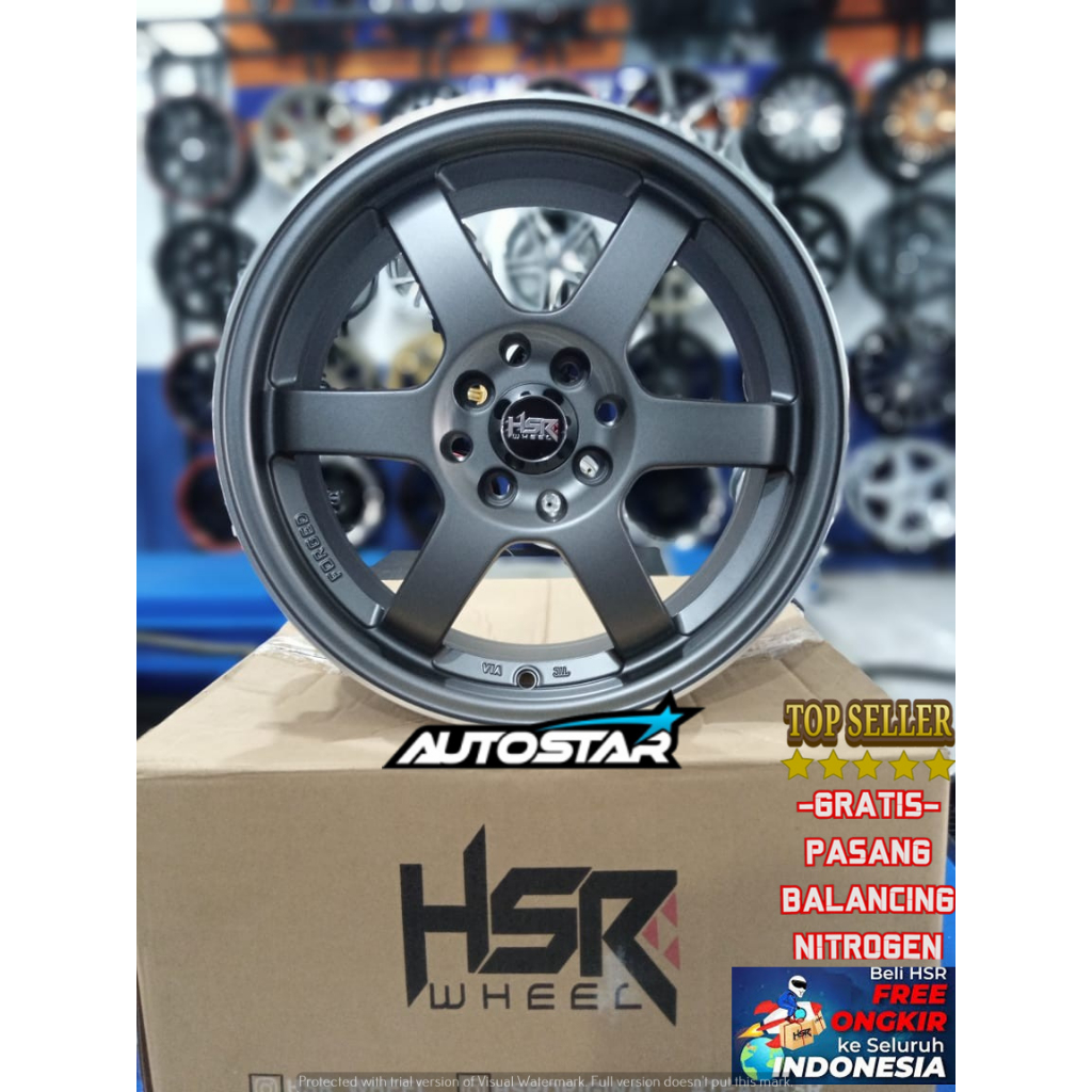 Jual menjual velg mobil hsr tokyo R14 untuk mobil wuling air ev agya ayla calya sigra datsun go ...
