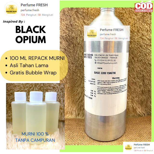 Jual EXPRESSIONS INSPIRED BLACK OPIUM BIBIT MURNI 100 ML - Bibit Parfum ...