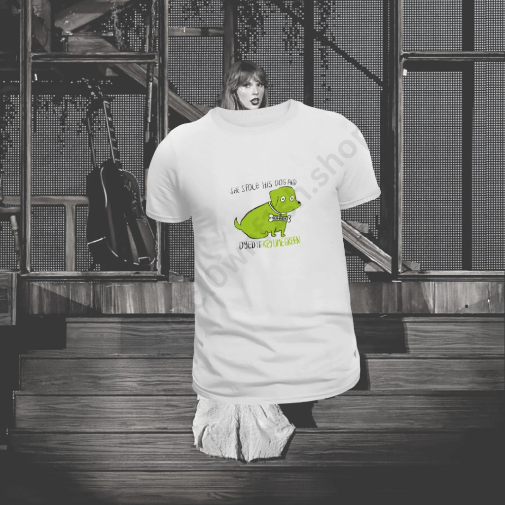 Jual Key Lime Green Dog White Shirt (from Taylor Swift The Last Great ...