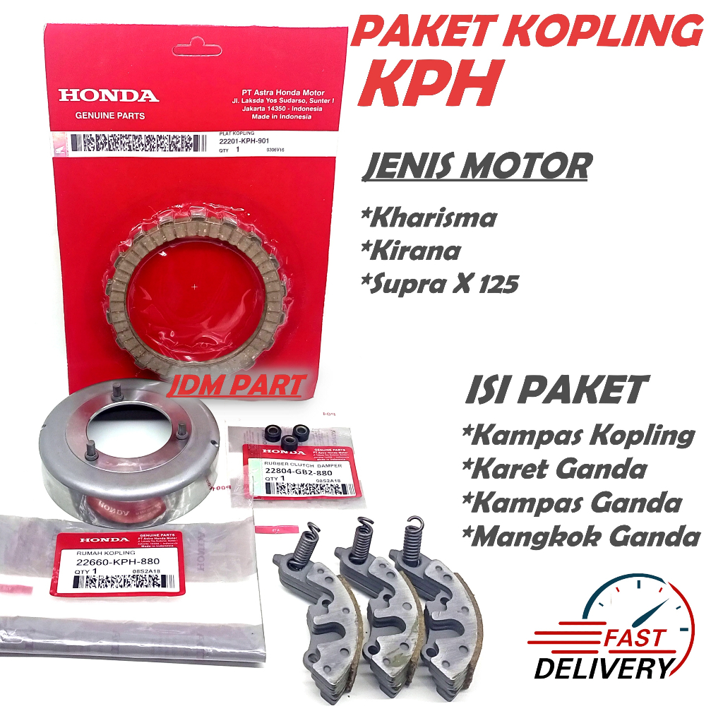 Jual PAKET KOPLING KARISMA PAKET KOPLING KOMPLIT KARISMA / KHARISMA / KIRANA / SUPRA X 125 ...