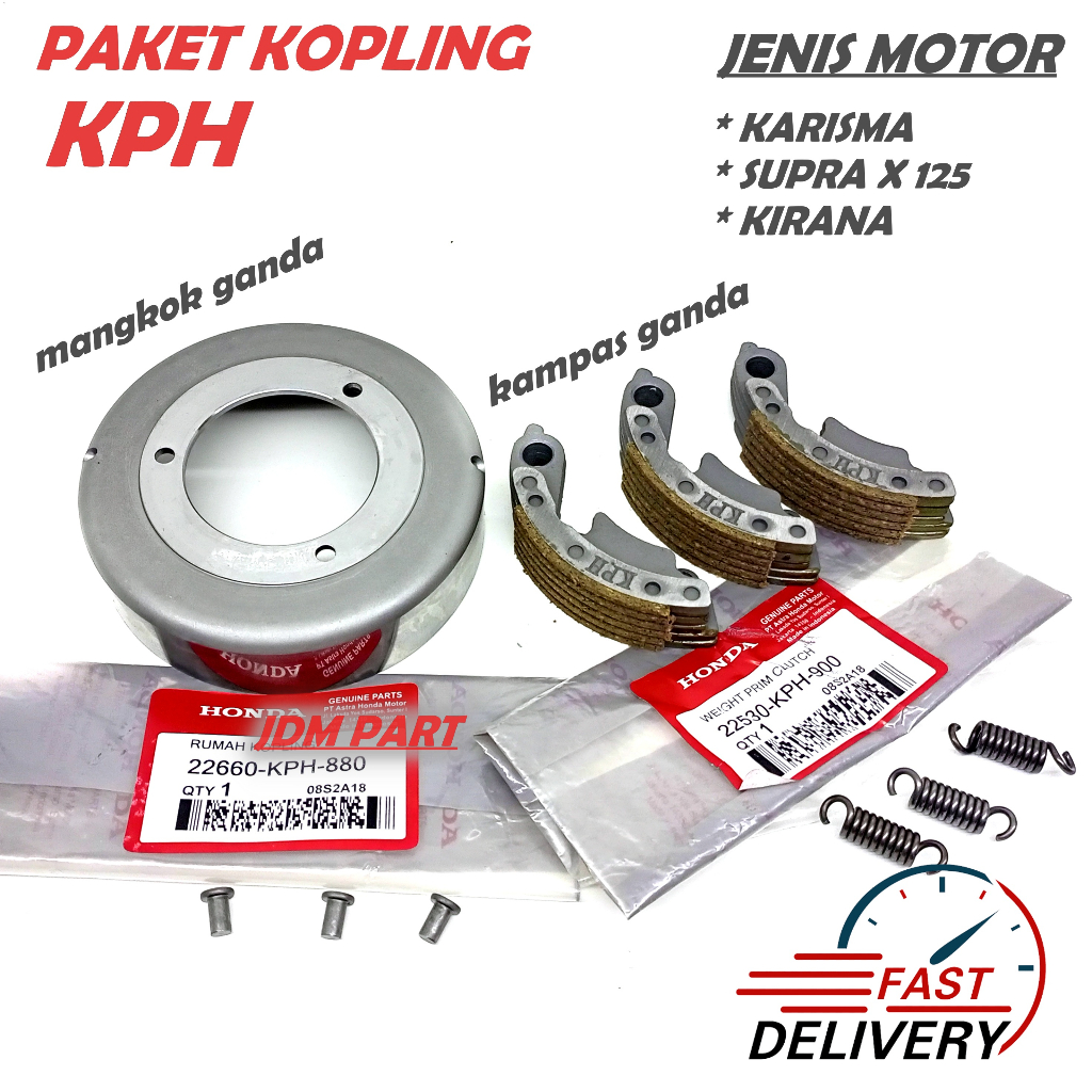 Jual PAKET KOPLING KARISMA PAKET KOPLING KOMPLIT KARISMA / KHARISMA / KIRANA / SUPRA X 125 ...