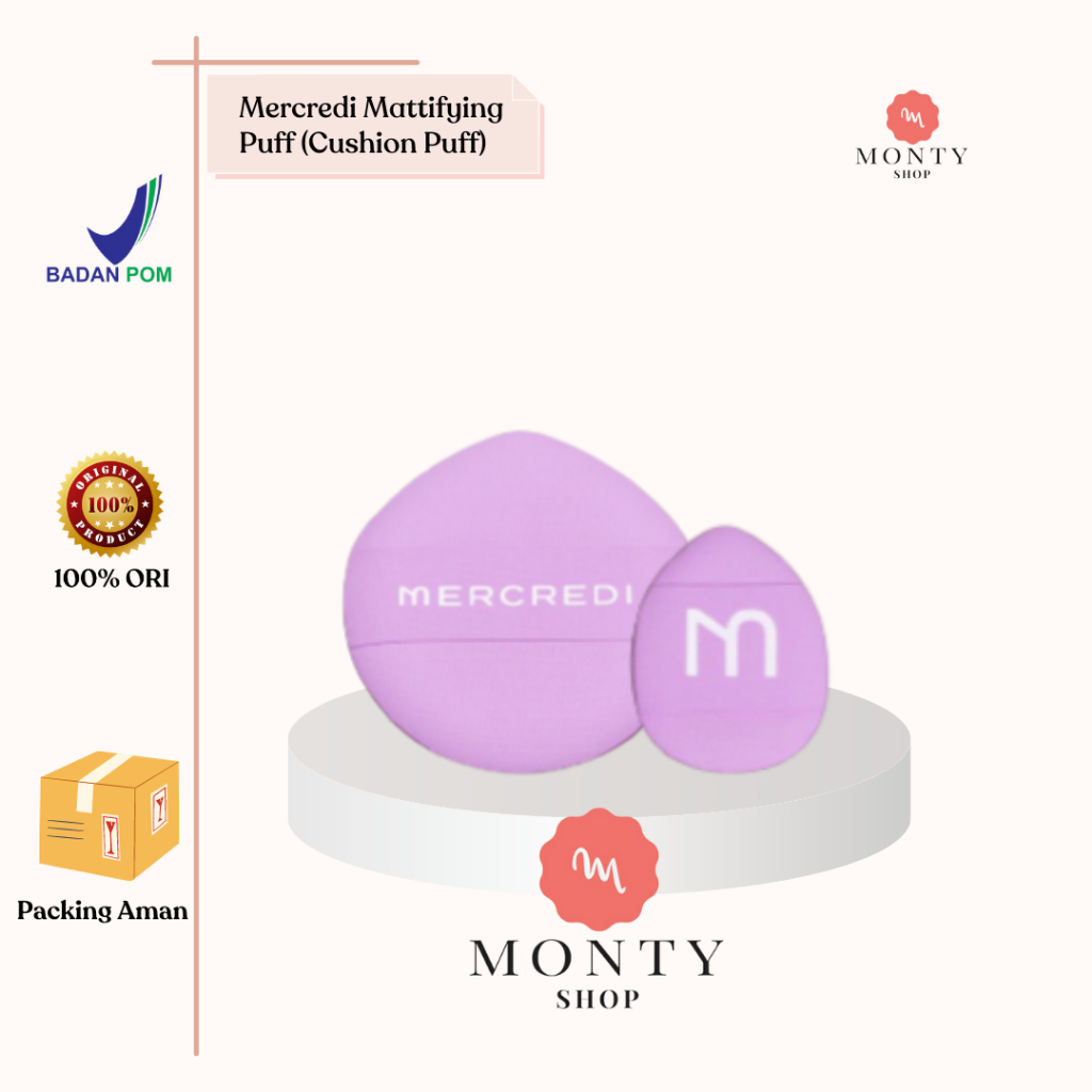 Jual MERCREDI - HOUPPETTE MATTIFIANTE Mattifying Puff (Cushion Puff ...