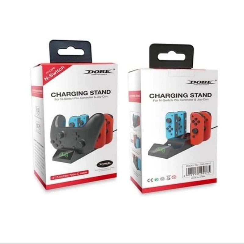 Jual Dobe Nintendo Switch Charging Stand Joy-Con & Pro Controller TNS ...