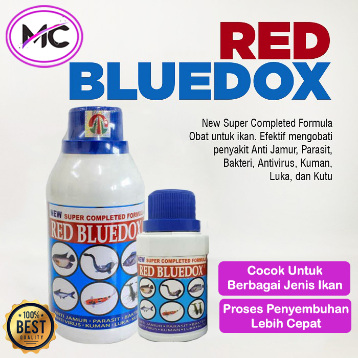 Jual Obat Ikan Hias Red Bluedox Anti Bakteri Jamur Parasit Virus ...