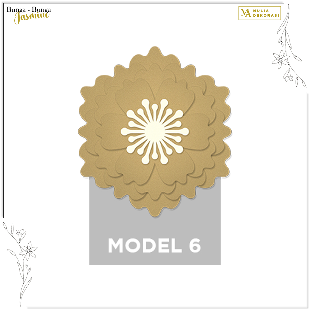 Jual Paper Flower Hiasan Dekorasi Lamaran Nikahan Bunga Kertas Karton ...