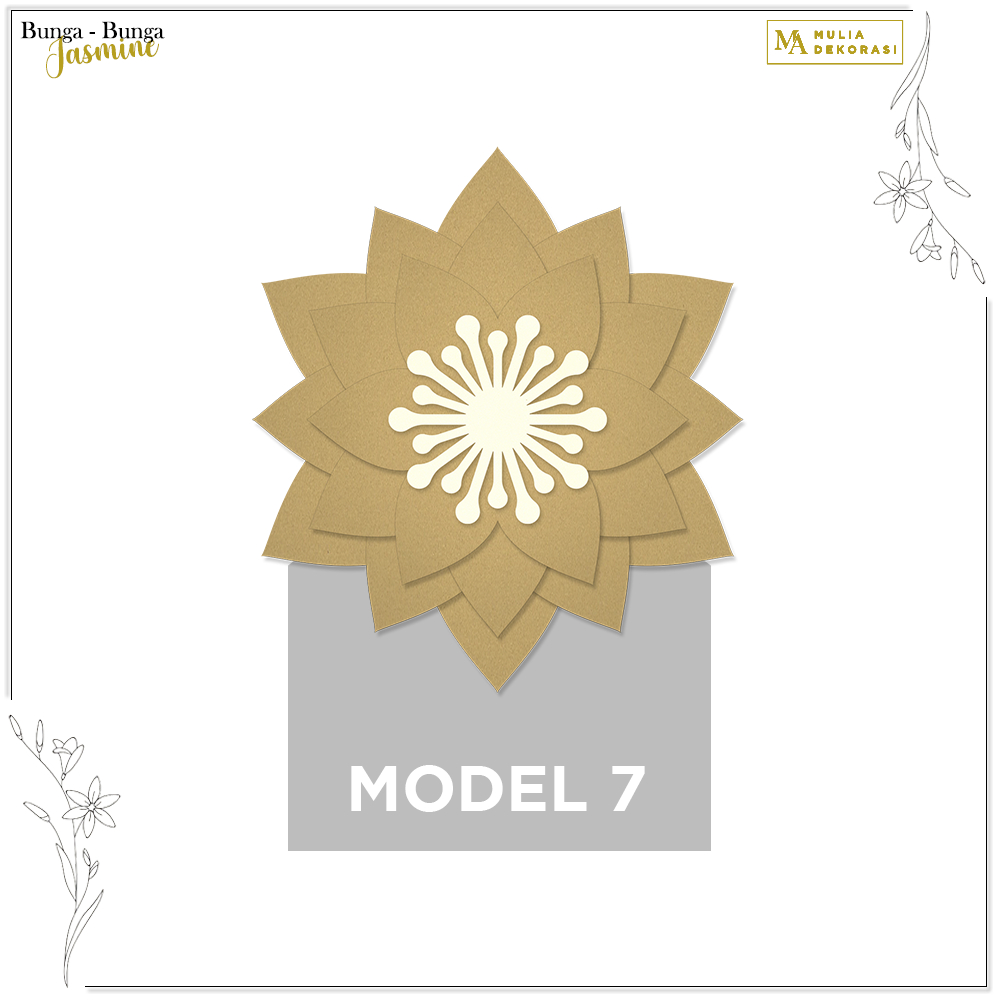 Jual Paper Flower Hiasan Dekorasi Lamaran Nikahan Bunga Kertas Karton ...