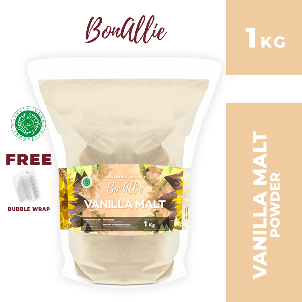 Jual Bonallie Premium Vanilla Malt Powder | Shopee Indonesia