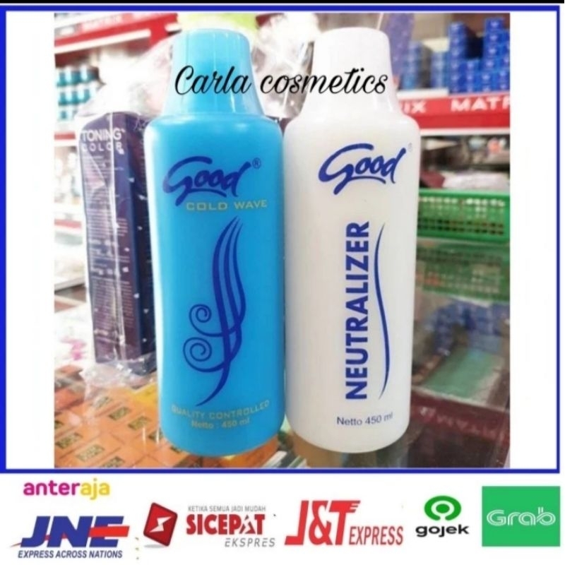 Jual 1 pasang obat keriting rambut good cold wave 450ml + good ...
