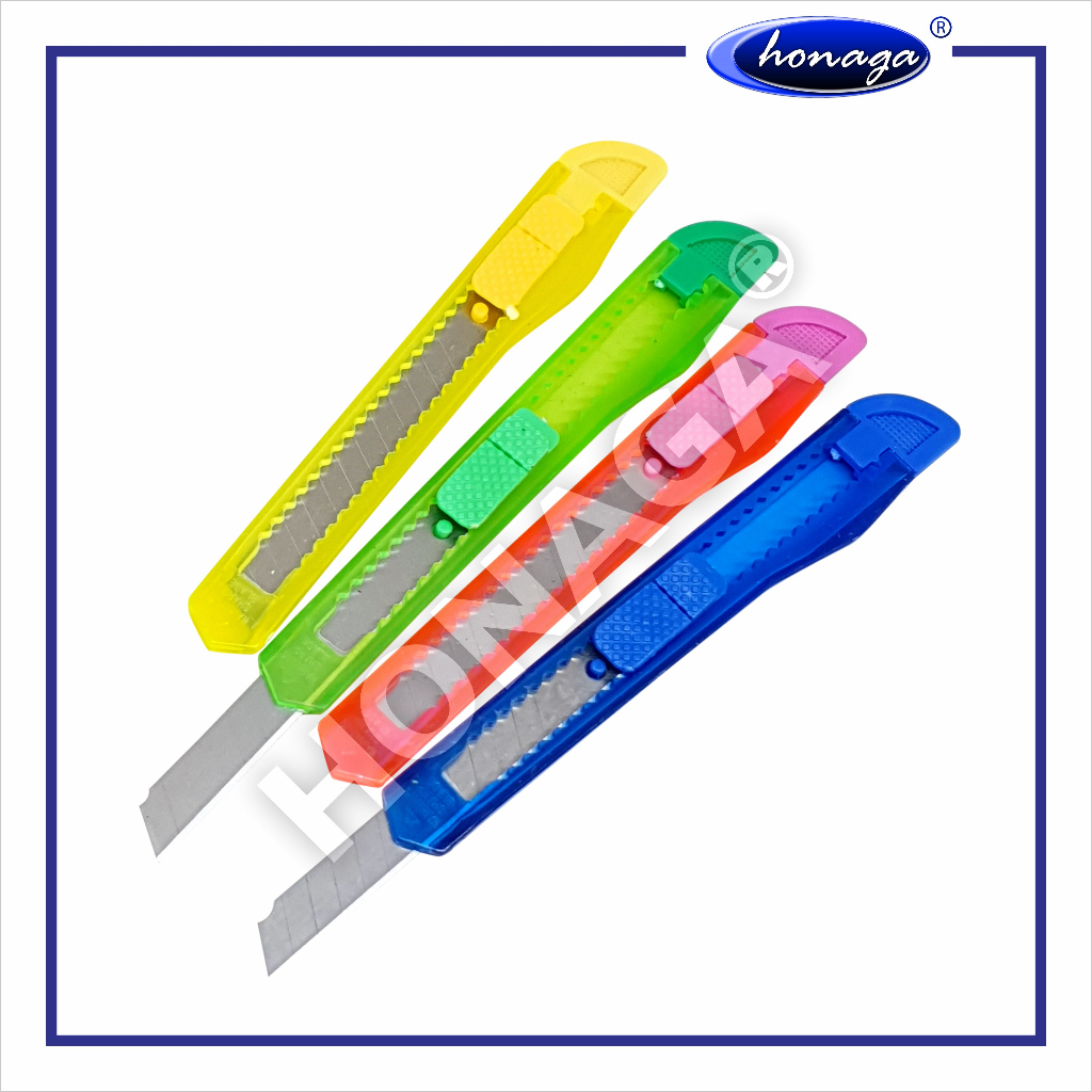 Jual Pisau Cutter Nakaya Bening Warna kecil (Lusin) | Shopee Indonesia