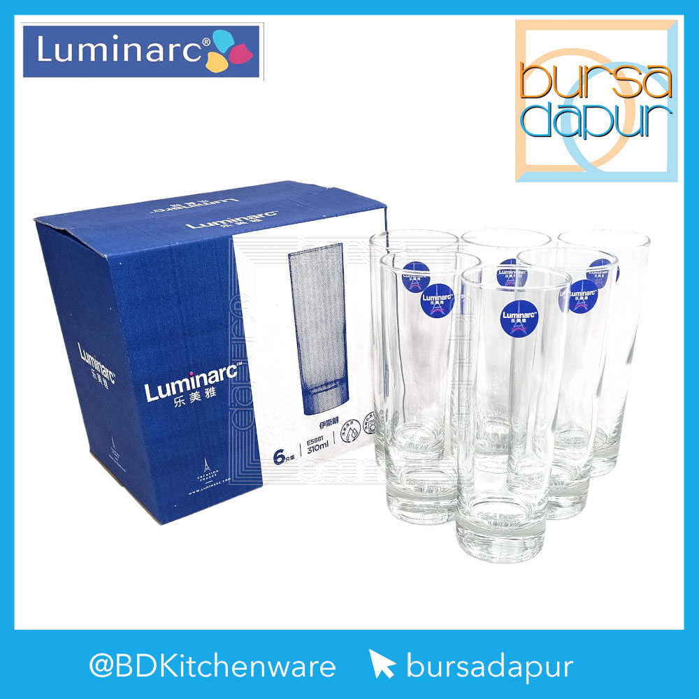 Jual Luminarc Islande Tumbler 31 cl | Gelas Minum (310 ml / 6 pcs) | Shopee Indonesia