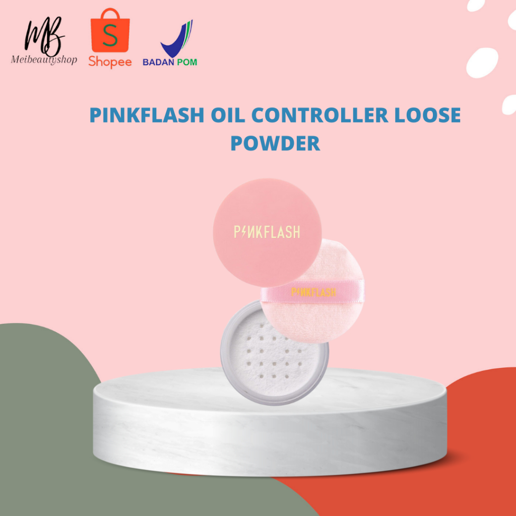 Jual PINKFLASH Oil Controller Loose Powder Bedak Matte Tahan lama Loose ...