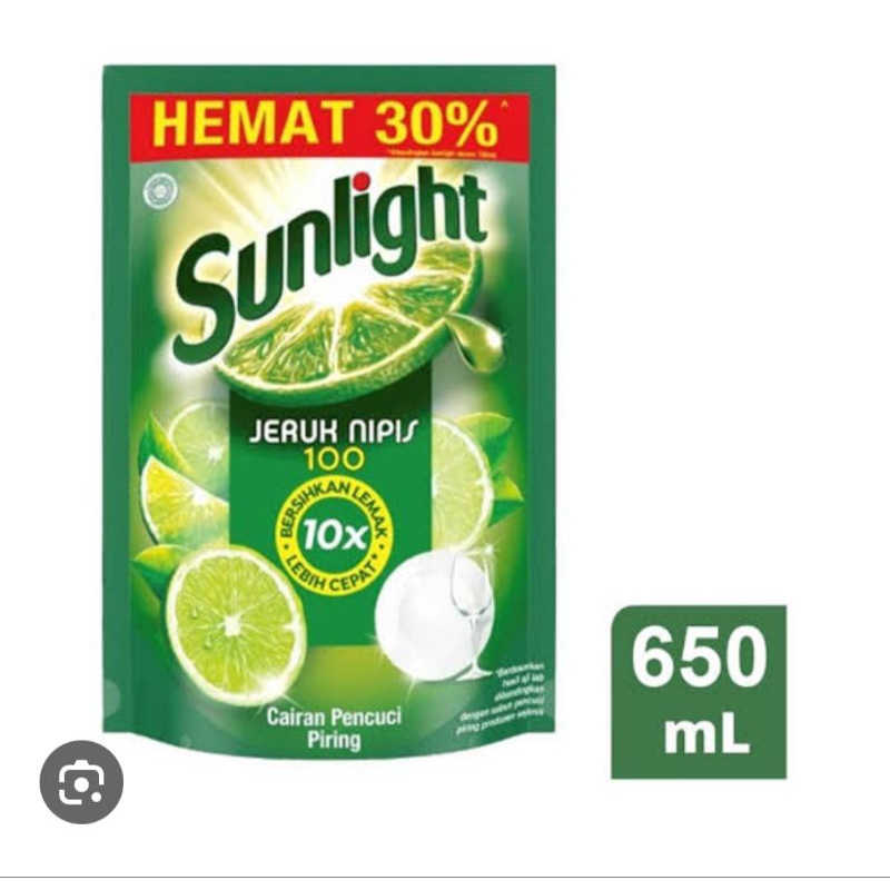 Jual sunlight 650ml free gula pasir 250gram | Shopee Indonesia