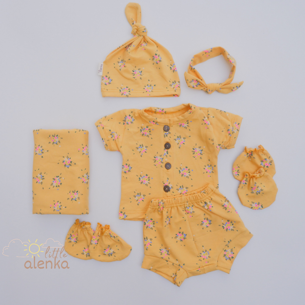 Jual Alenka - Newborn Button Set / Setelan Baju Bayi (Kancing) | Shopee ...