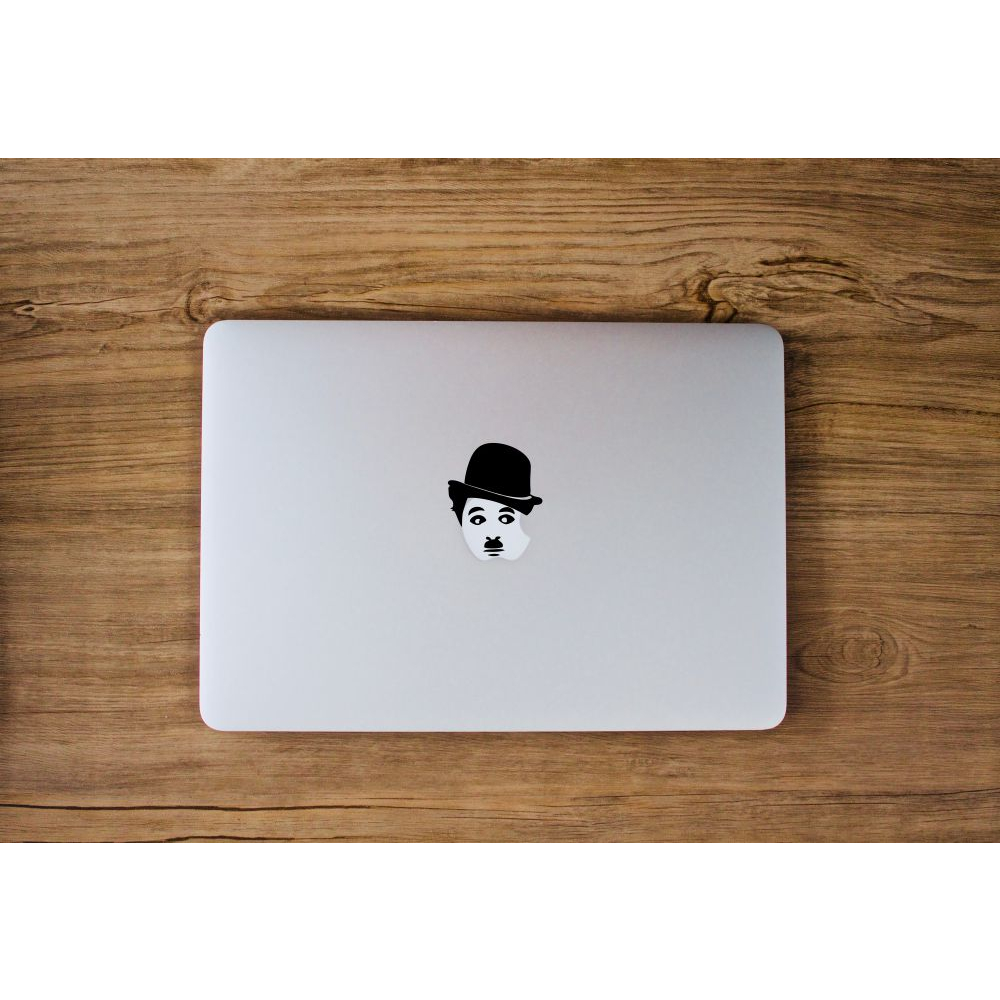 Jual Stiker Decal Charlie Chaplin Face - Laptop Macbook Sticker ...