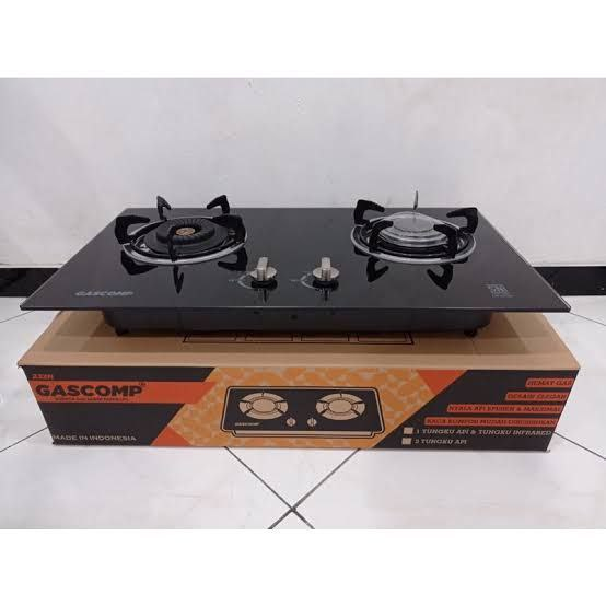 Jual Kompor Gas / Kompor Kaca Mix Bara / Kompor Tanam Kaca 2 Tungku ...