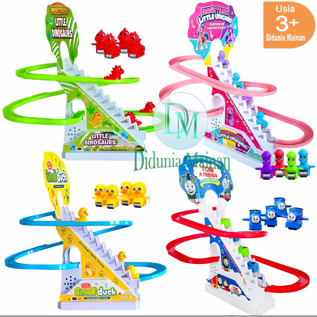Jual Mainan edukasi anak bayi track seluncur bebek tangga musik small ...