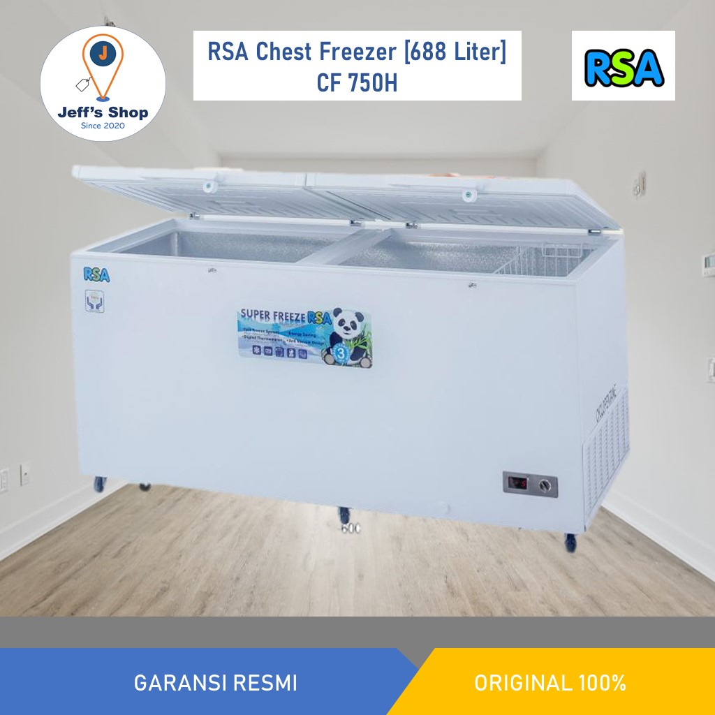 Jual RSA Chest Freezer / Freezer Box [688 Liter] CF 750H | Shopee Indonesia