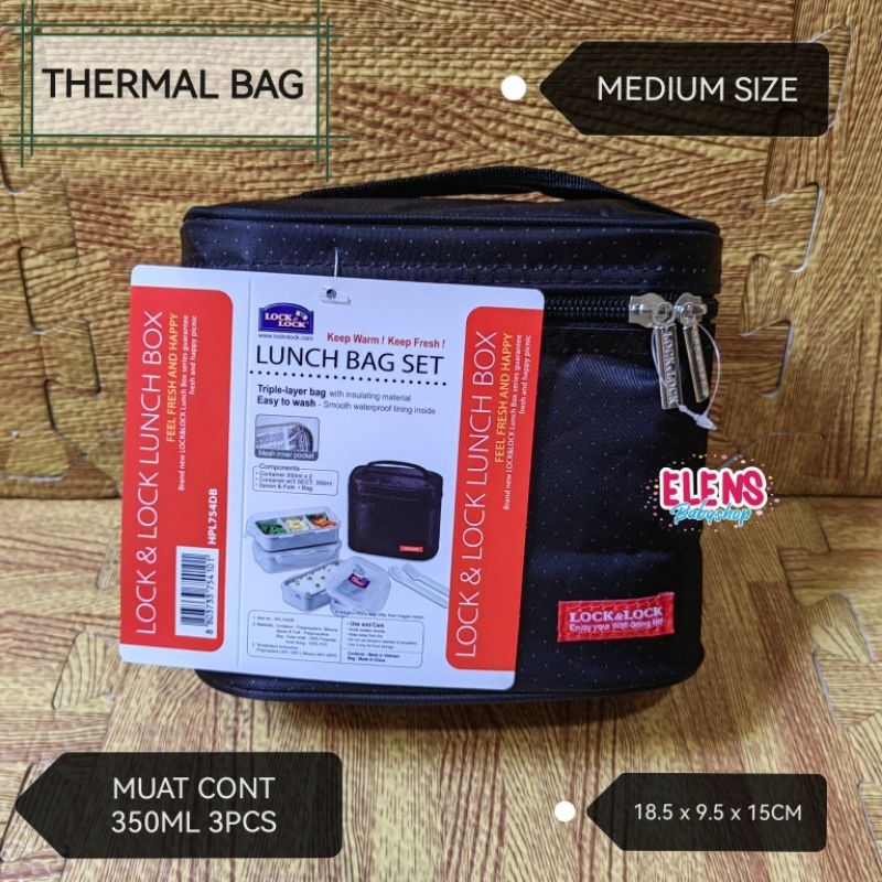 Jual Lock n Lock lunch bag thermal tas kotak makan tas bekal anak ...