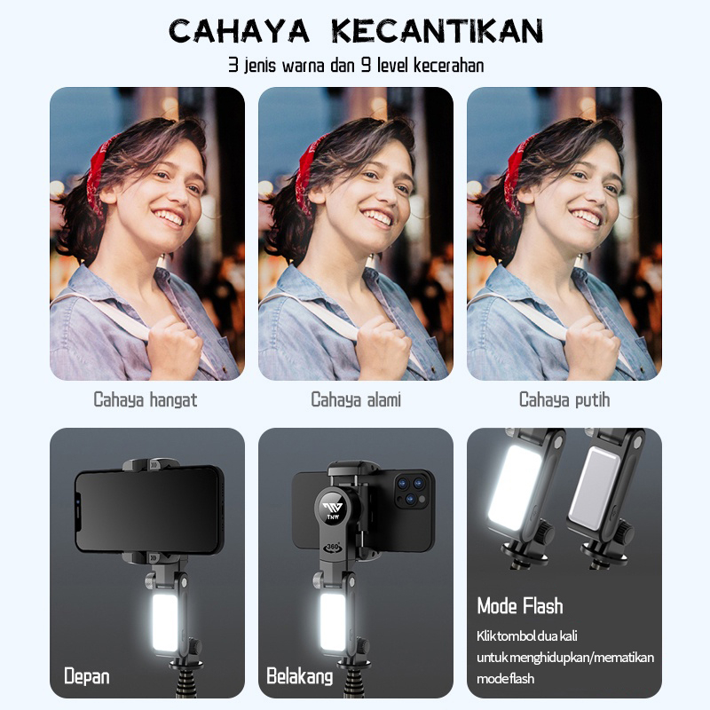 Jual DL Q18 Gimbal Stabilizer Handphone Gimbal Stabilizer Tongsis ...