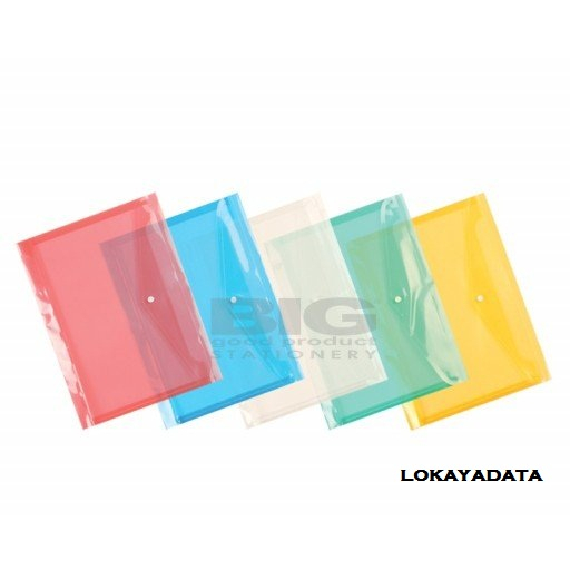 Jual MAP PLASTIK 1 (SATU) KANCING UKURAN KERTAS F4 / 24X34CM (PER 1 PCS ...