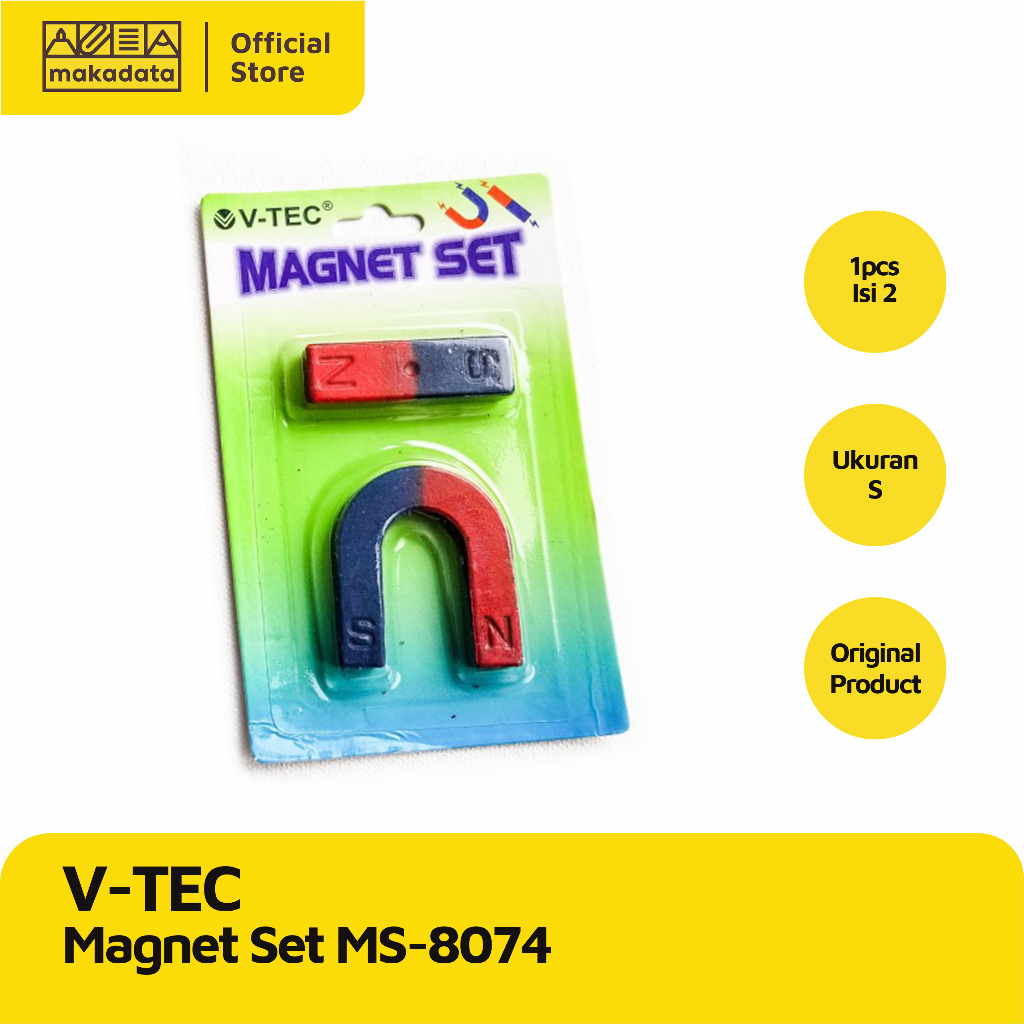 Jual MAGNET SET BATANGAN V-TEC MS-8074 (1 SET) MURAH | Shopee Indonesia