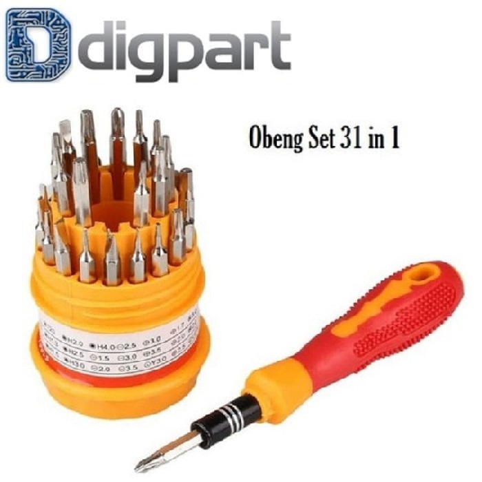 Jual Obeng Set Toolkit 31in1 Obeng Service Mini 31 in 1 Multifungsi HP | Shopee Indonesia