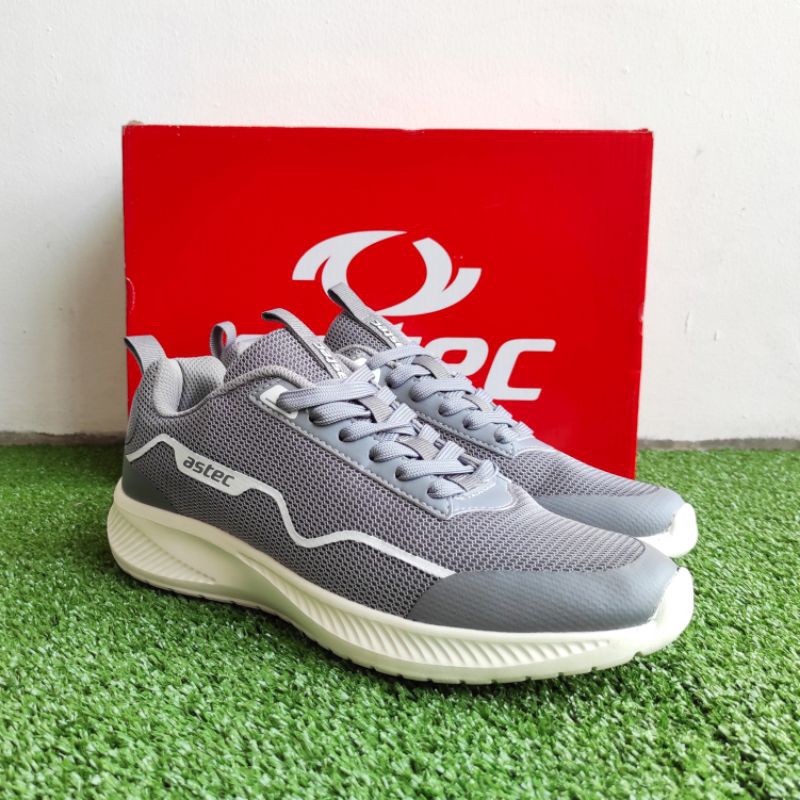 Jual Sepatu Running Astec GRIM Grey Original | Shopee Indonesia