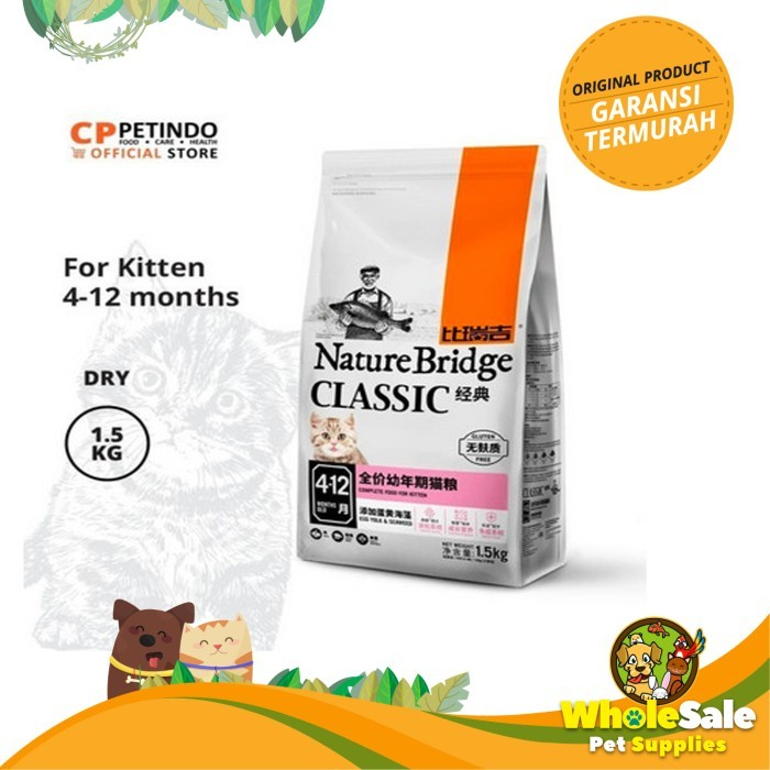 Jual Nature Bridge Freezedried Kitten Cat Food Repack 750g | Shopee ...