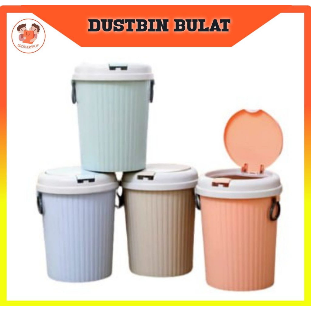 Jual Brother's Shop Tempat Sampah Injak - Step On Dustbin Bulat - 100486 | Shopee Indonesia