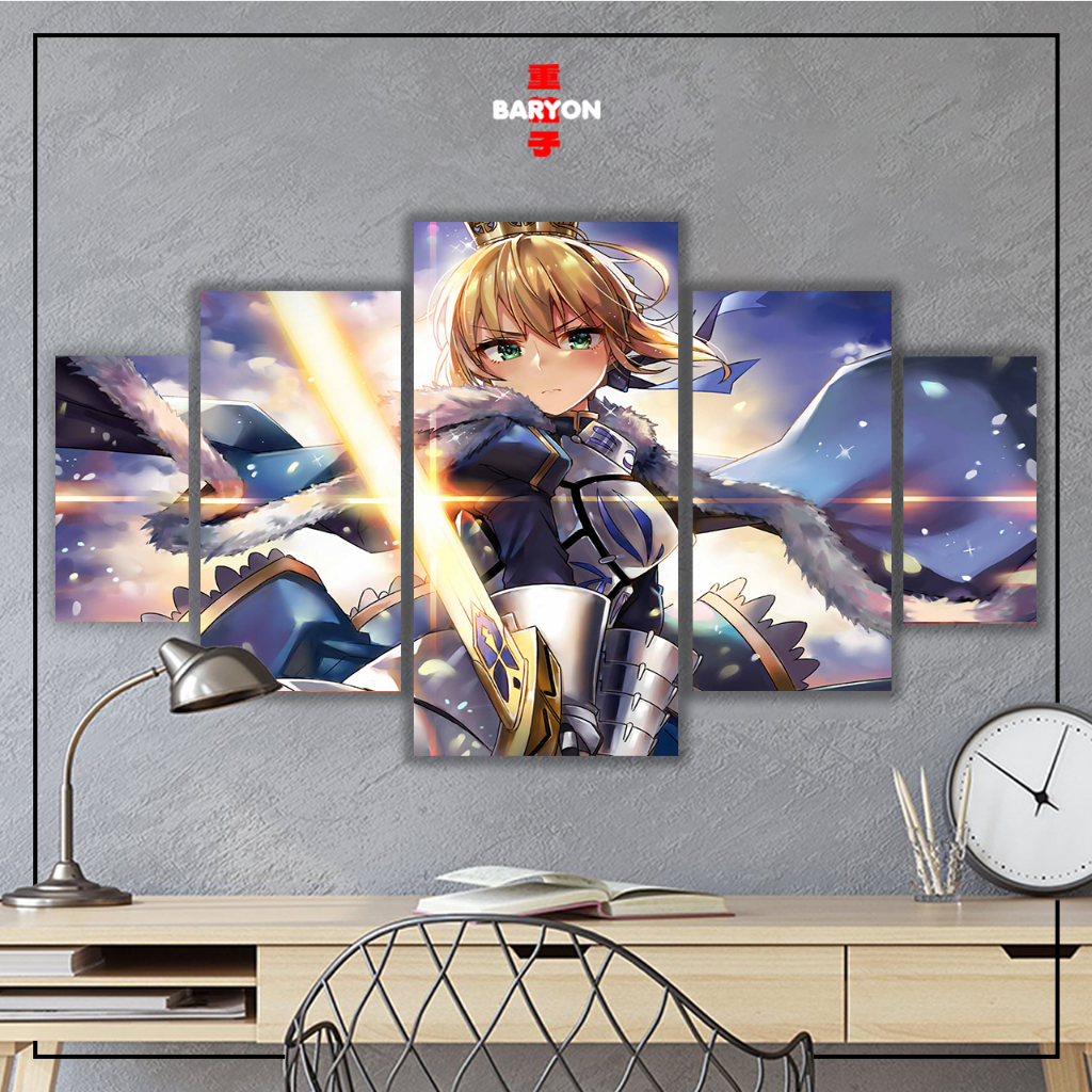 Jual BARYON Wall Decor FATE GRAND ORDER ARTHURIA PENDRAGON PAJANGAN ...