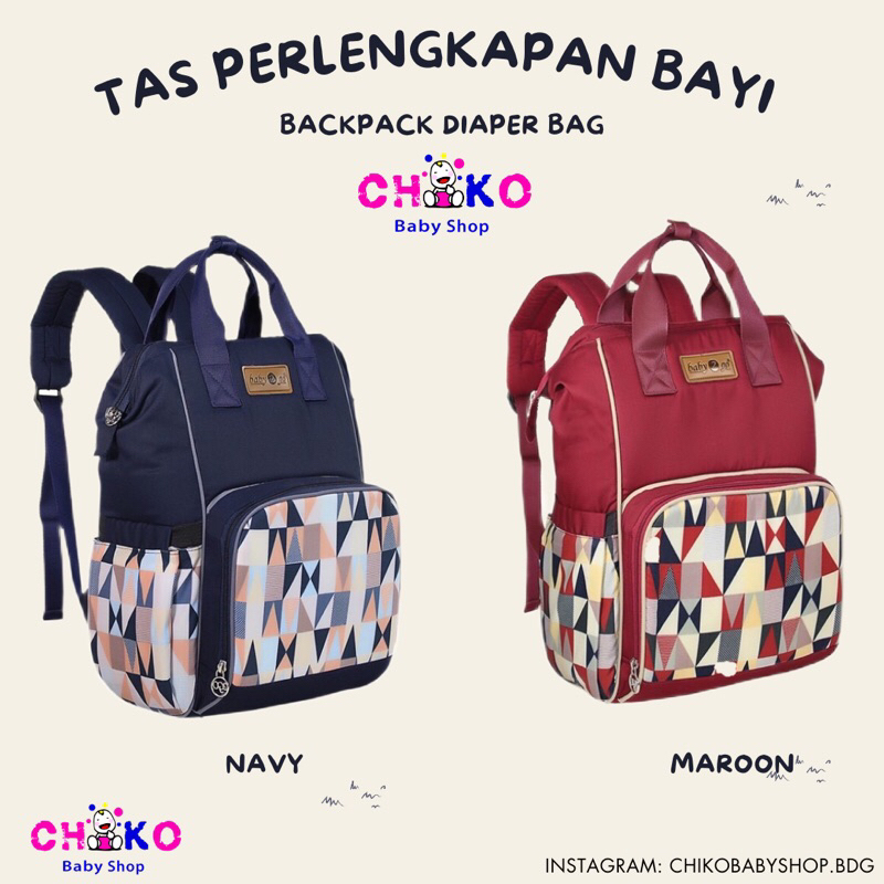 Jual (CHIKO) Baby2go - Tas Perlengkapan Bayi Ransel | Backpack Diapers ...