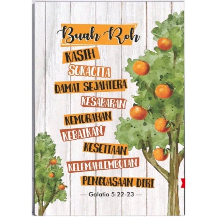 Jual Hiasan Dinding Rohani/Buah Roh | Shopee Indonesia