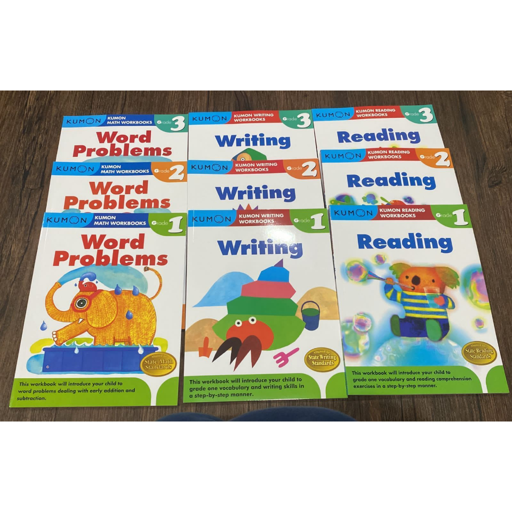 Jual KUMON Reading, Writing, Math dan All About Math - Buku Anak ...