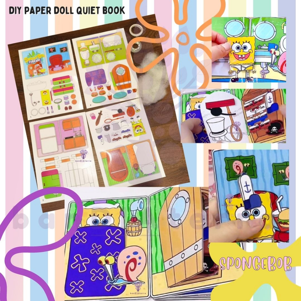 Jual Bandiaterra Mainan Boneka Kreasi untuk Anak-Anak / PAPER DOLL ...