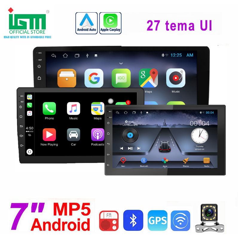 Jual IGM-7/9/10 Inch Car Android 12 Navigasi 4G+32G IPS Screen Head Unit Untuk TOYOTA Daihatsu ...