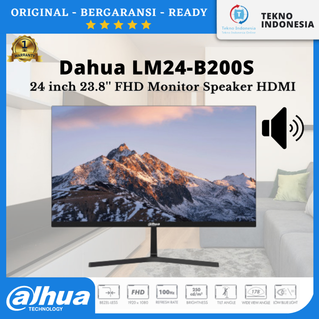 Jual Tekno Indonesia - Dahua LM24-B200S VA 24 inch 23.8'' FHD Monitor ...
