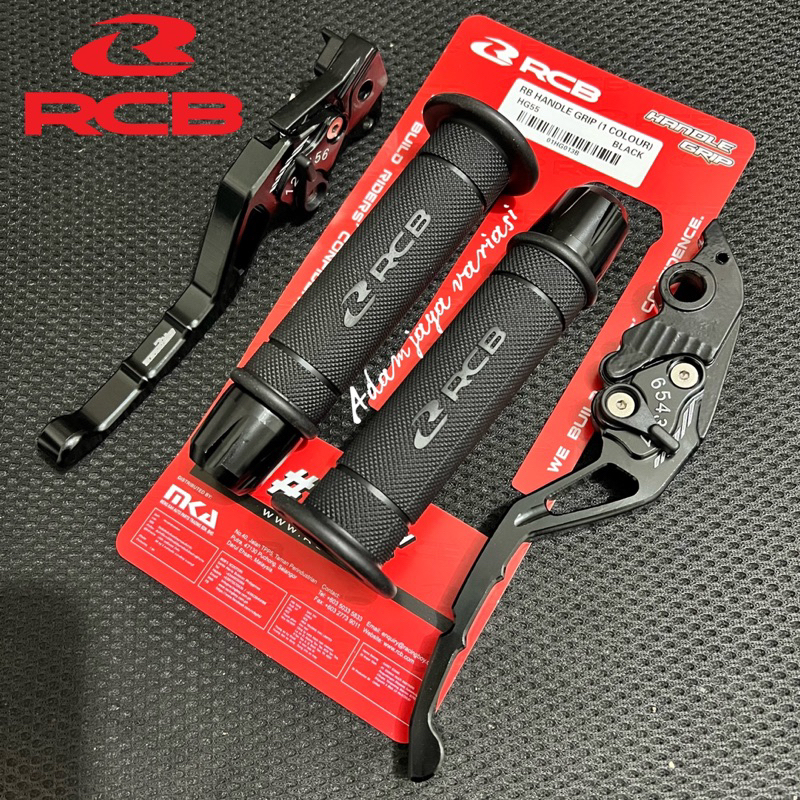 Jual RCB Original Handgrip HG55 + Jalu stang CNC + Handle rem stelan ...