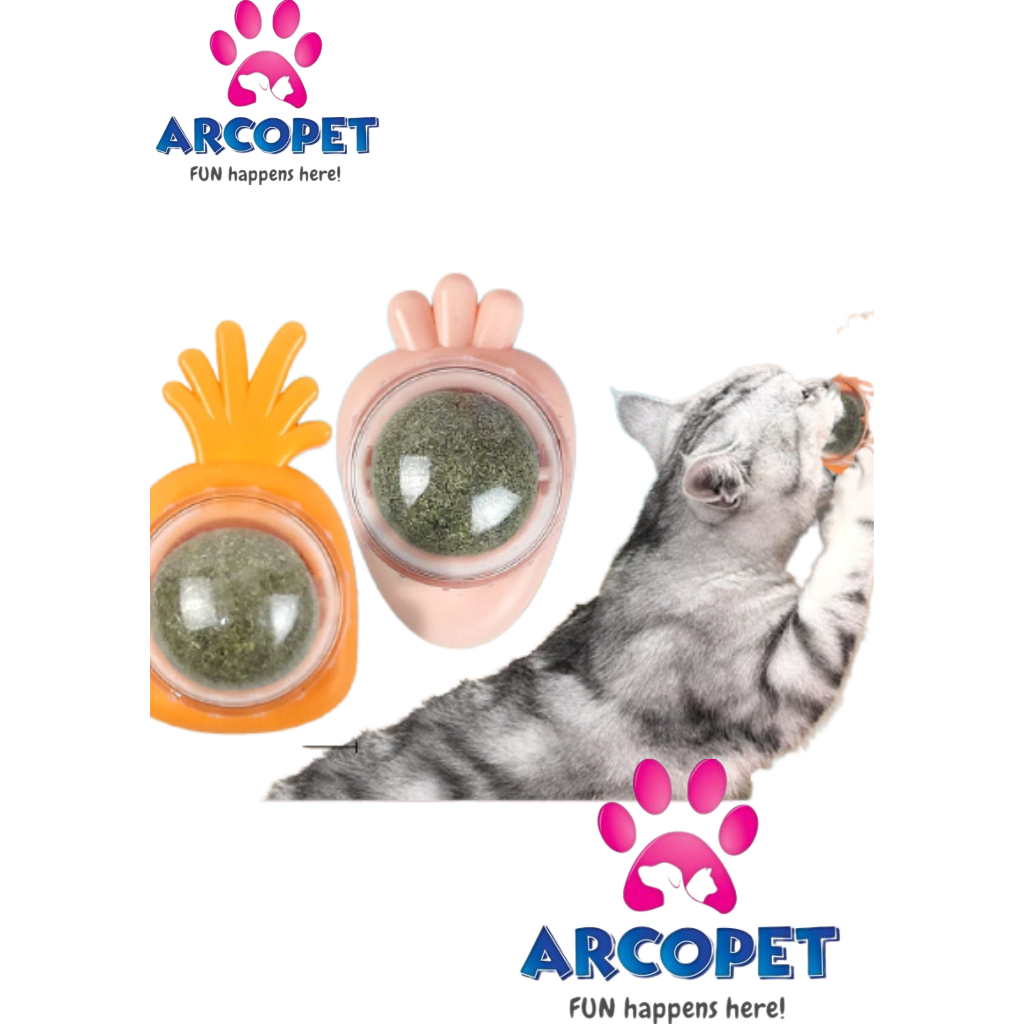 Jual Catnip Ball Tempel Snack Mainan Kucing | Shopee Indonesia
