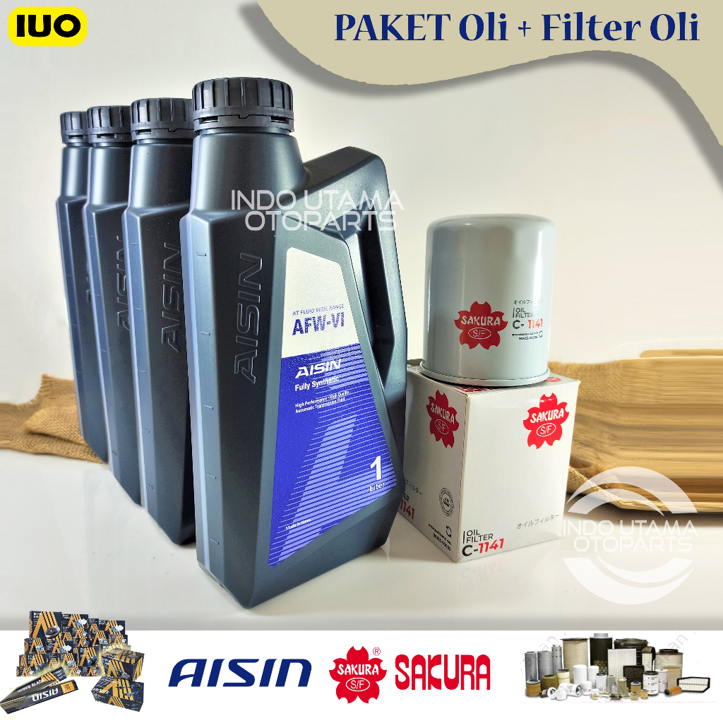 Jual Oli Aisin Transmisi Matic ATF Dexron 6 Filter Oli Innova Reborn C ...