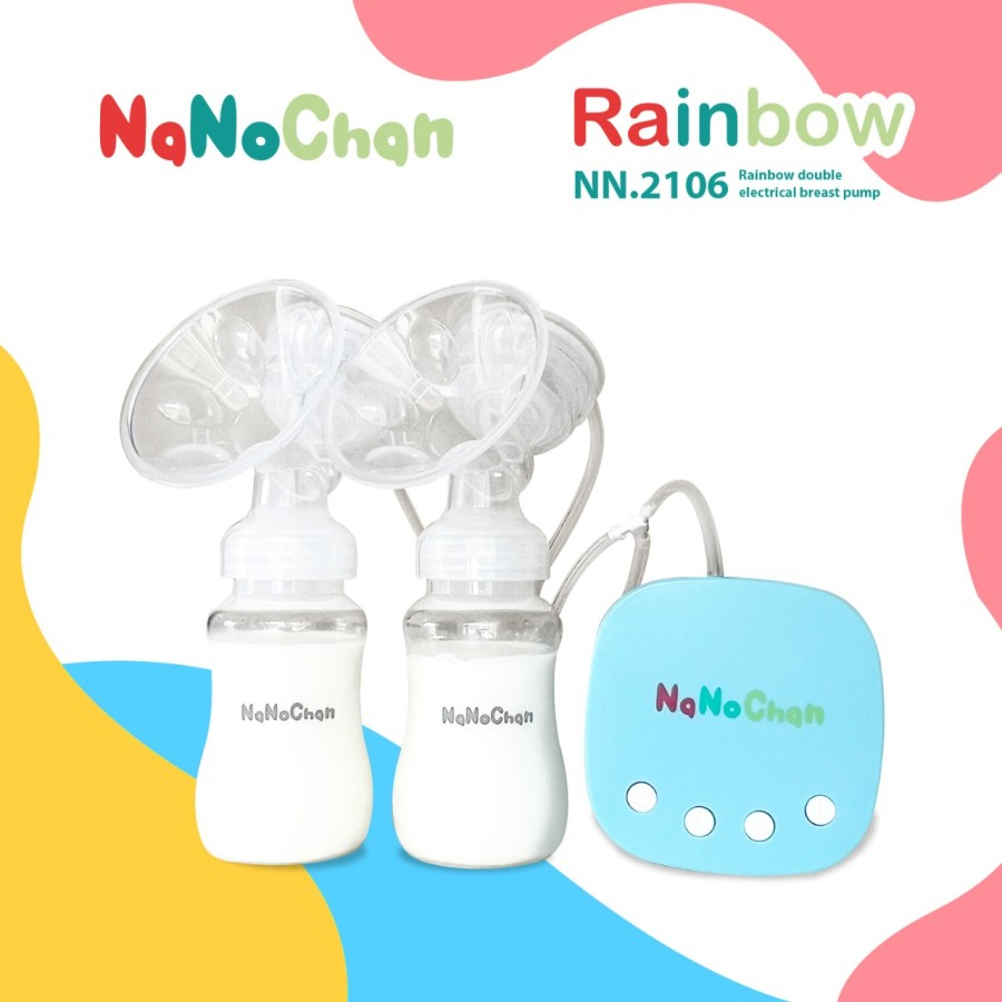 Jual NaNoChan by Little Giant Rainbow Double Electric Breast Pump Pompa ...