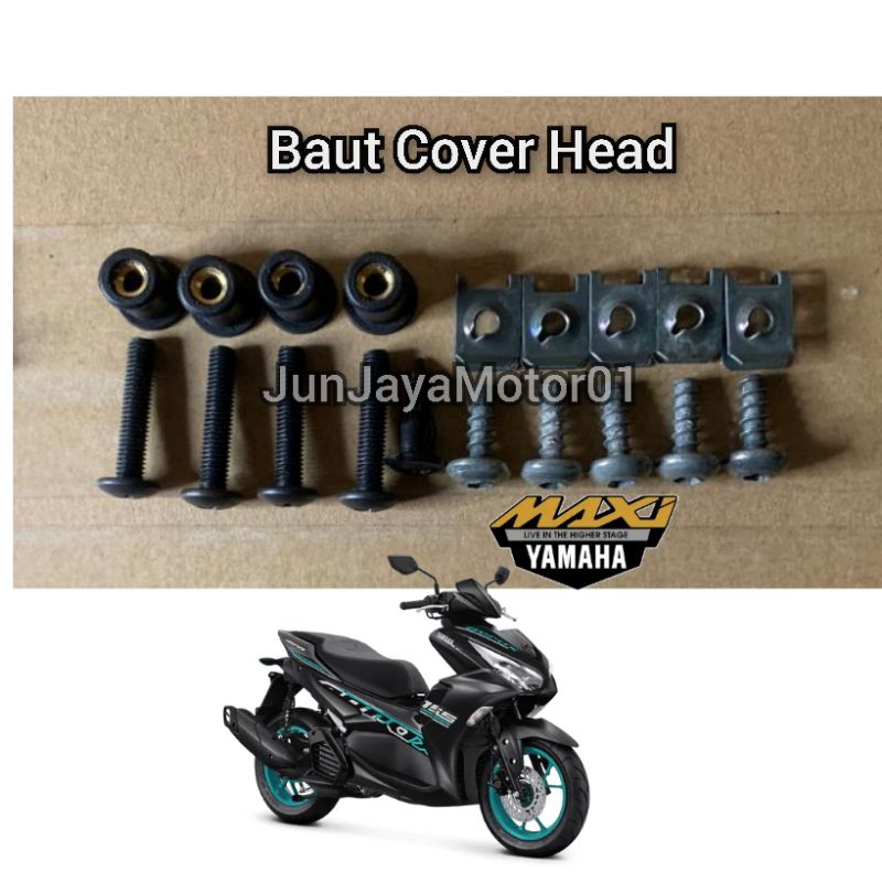 Jual Baut full set bodi body Yamaha Aerox / Baut lengkap fullset bodi ...