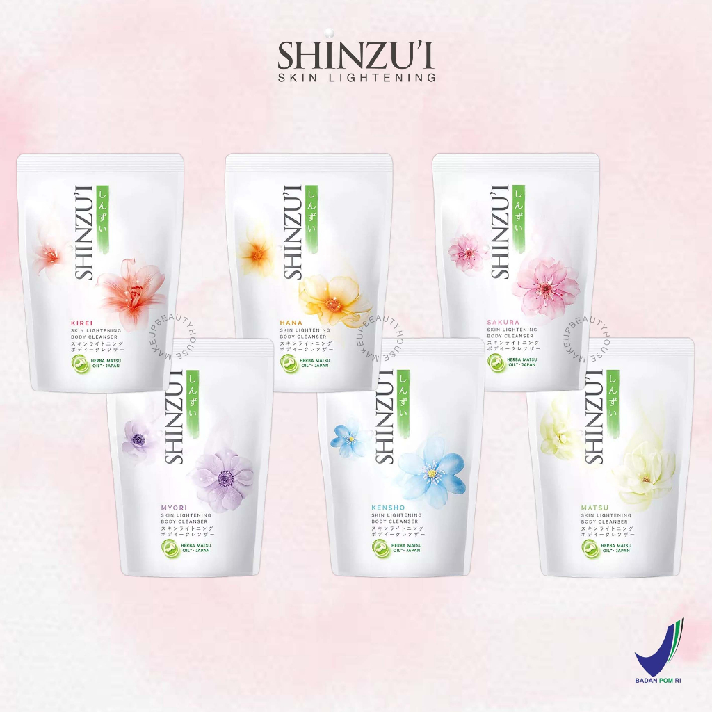 Jual SHINZUI Sabun Cair Skin Lightening Body Cleanser Refill 400ml ...