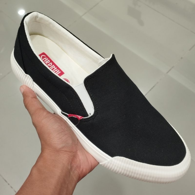 Jual Cardinal Sepatu Slip On Polos Original Pria | Shopee Indonesia