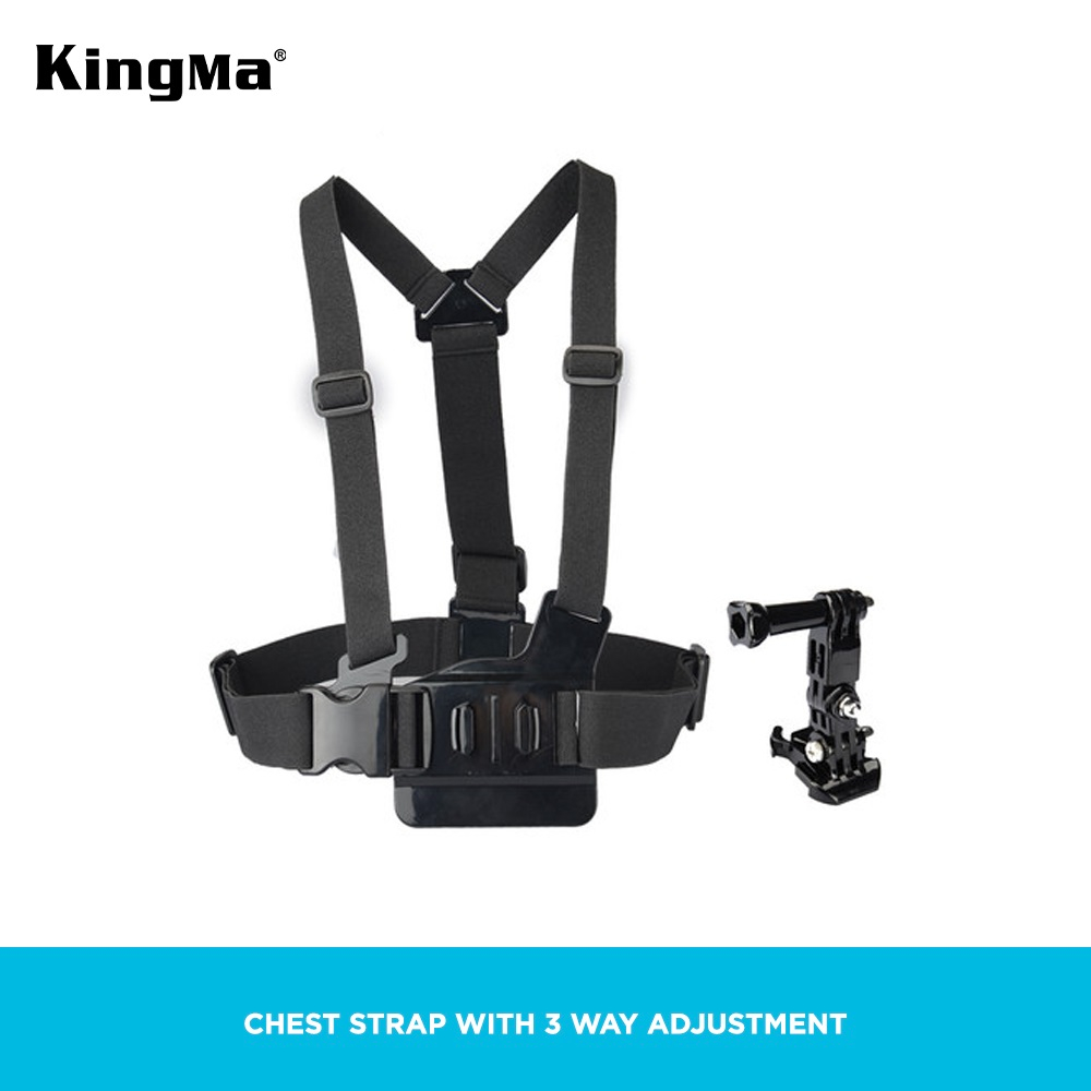 Jual KINGMA Chest Strap with Adapter Mount for Action Camera | Shopee ...