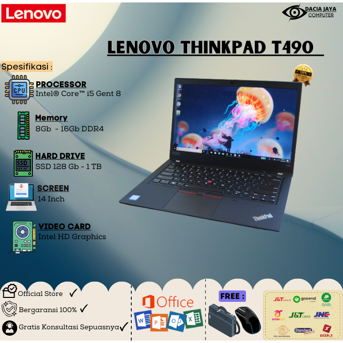 Jual Laptop Lenovo Thinkpad Core i5/ i7 RAM 16Gb SSD 512Gb MURAH ...
