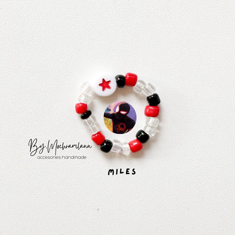 Jual Gelang Couple Spiderman Miles Morales & Gwen Stacy | Spiderman ...